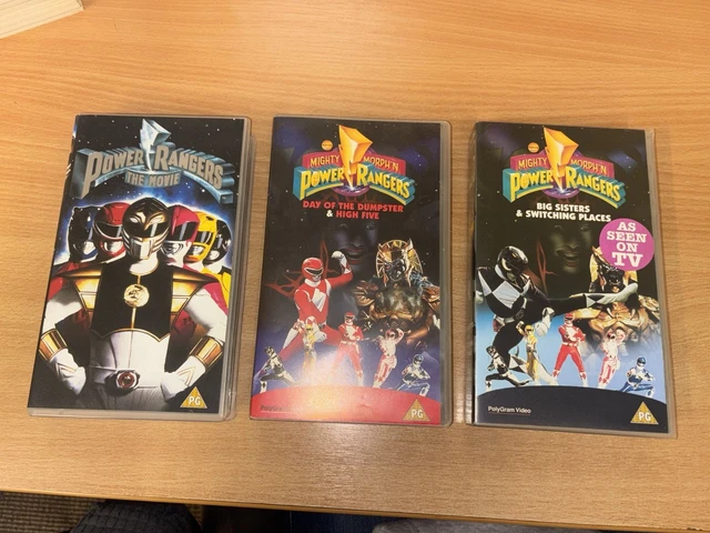 VINTAGE POWER RANGERS VHS Bundle X3 £9.56 - PicClick UK