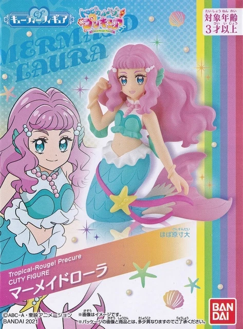 TROPICAL-ROUGE! PRETTY CURE Cutie Figure Mermaid Laura New Unused ...