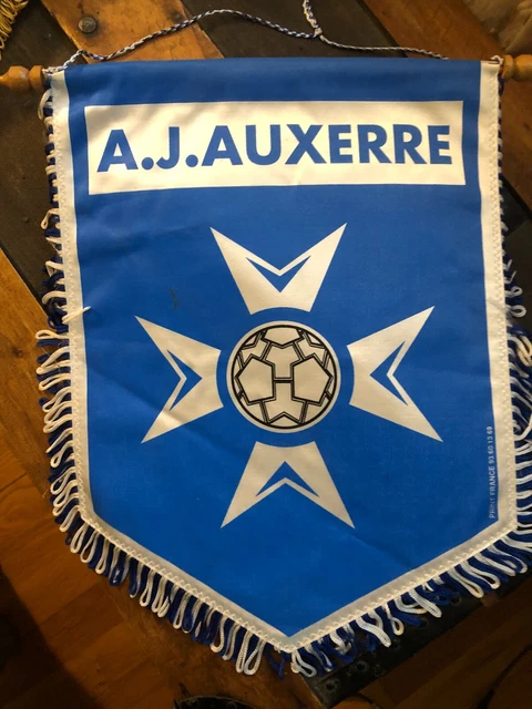 ANCIEN TRÈS GRAND Fanion 90s ** AJA A.J. AUXERRE ** EUR 17,50 - PicClick FR