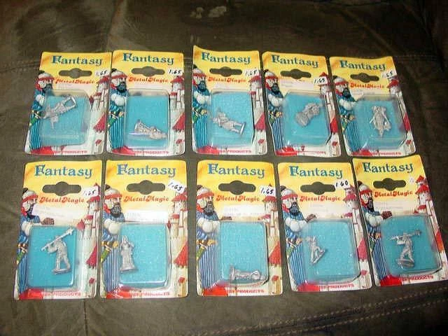 (10) PACKS METAL MAGIC Germ Miniatures 25mm : FANTASY TOWNSPEOPLE ...