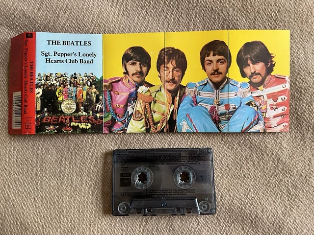 BEATLES SGT PEPPERS Lonely Hearts Club Band Cassette RARE Immaculate ...