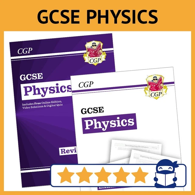 GCSE PHYSICS REVISION Guide Books Bundle for 2025 Exams - with Answers ...
