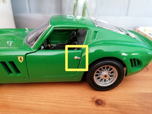1:18 REPLACEMENT CAR door handle Ferrari 250 Gto models hot wheels ...