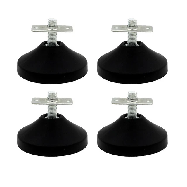 BILLIARD TABLE LEG Levelers Set of 4 Adjustable Foot Pads for Foosball ...