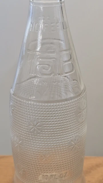 VINTAGE TAB EMBOSSED 10 Fl Oz Glass Soda Bottle Starburst $8.99 - PicClick