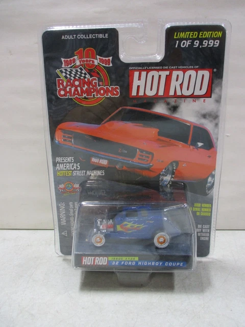 RACING CHAMPIONS HOT Rod Magazine 1932 Ford Highboy Coupé EUR 4,64 - PicClick FR