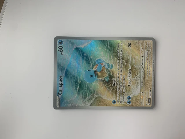 CARTE POKÉMON CARAPUCE SECRETE Rare FA 170/165 - 151 Ecarlate & Violet ...