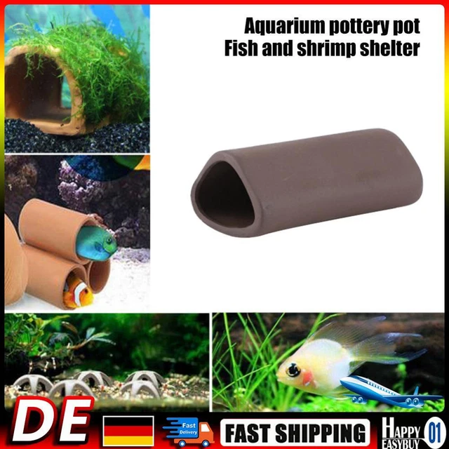 HAOXIU PRAWN PYRAMID, Aquarium Pipe Breeding Hiding Cave Crystal Shrimp ...