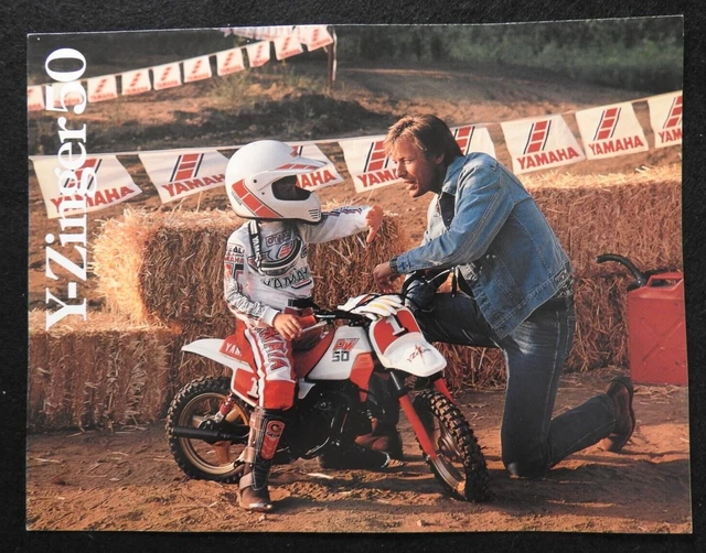 1985 YAMAHA Y-ZINGER 50 Dirt Bike Moto Cross Moto Sales Brochure Menthe EUR 36,36 - PicClick FR