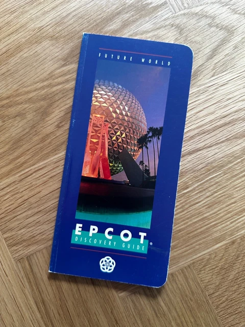 EPCOT DISCOVERY GUIDE, Future World / World Showcase 1990s paperback ...