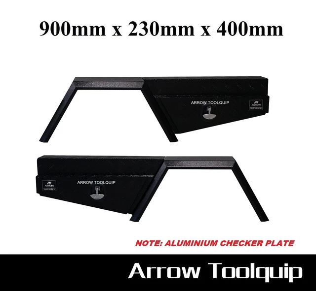 PAIR OF 4WD Wheel Arch / Mud Guard & Undertray Toolbox Under Tray Tool ...