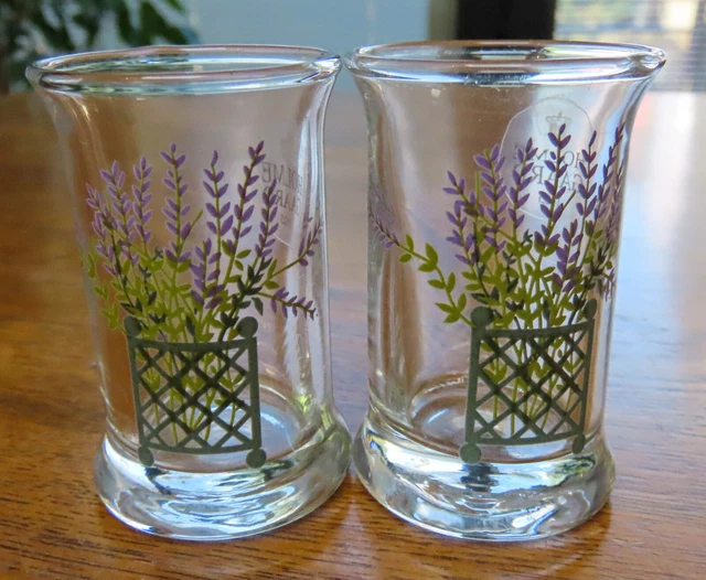 VINTAGE 2 X Holmegaard Copenhagen Juledramglas Dram Shot Glasses ...