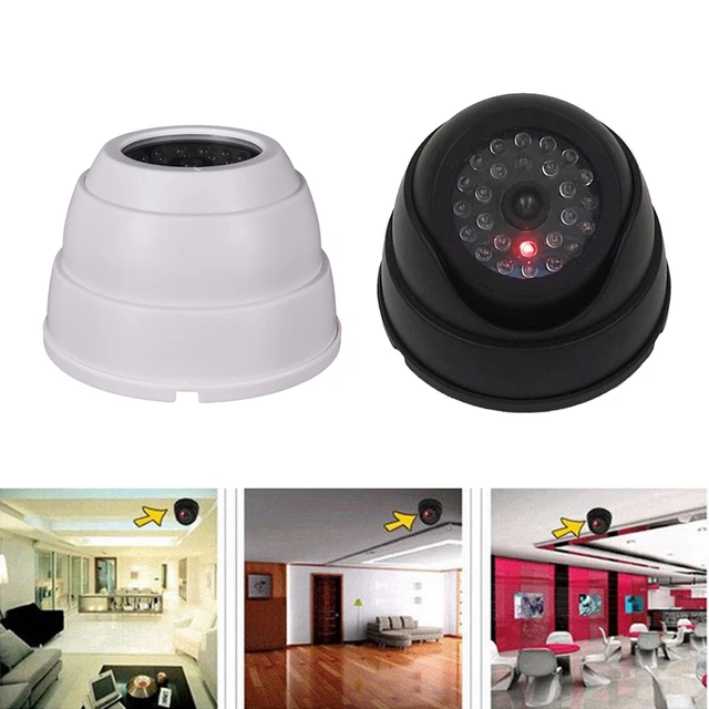 DUMMY DOME SHAPE Cctv Security Camera With Led Fake Motion Detection ...