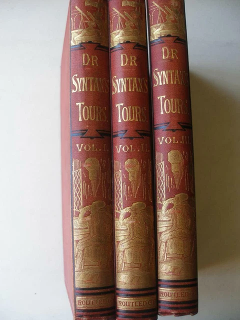 TOUR OF DOCTOR SYNTAX IN SEARCH OF WIFE 3 vol set 80 colour pls ...