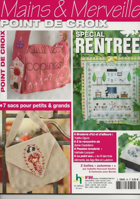 MAGAZINE MAINS Et Merveilles' - N° 86 - 09/10 2011 EUR 1,00 - PicClick FR
