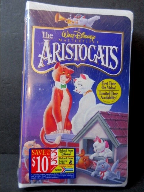 THE ARISTOCATS WALT Disney Masterpiece Collection VHS 2529 £7.74 ...