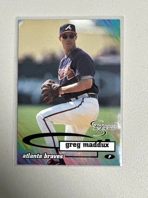 1998 SKYBOX DUGOUT Axcess Greg Maddux Atlanta Braves #6 EUR 0,01 ...