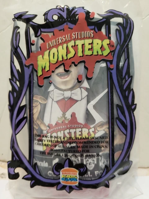 BURGER KING UNIVERSAL Studios Monsters Dracula Vampire New in package ...