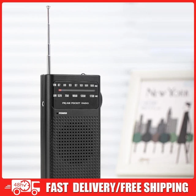 FULL BAND AM FM Radio Telescopic Antenna Analog Radio Best Reception ...