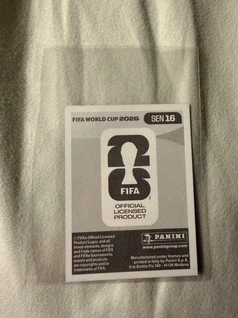 PANINI FIFA WORLD Cup 2026 Sticker Purple Parallel Ismaila Sarr Senegal ...
