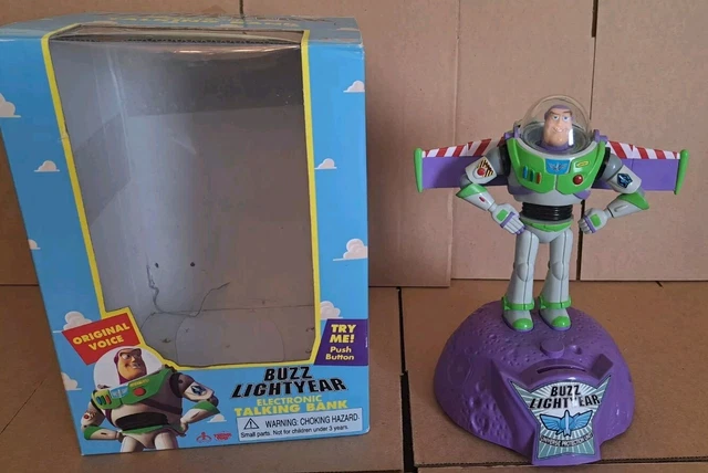 TOY STORY BUZZ Lightyear Electronic Talking Bank Thinkway Toys Disney ...