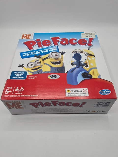 RARE DESPICABLE ME Minion Pie Face Game Fun Family Board Game Perfect ...