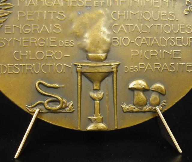 MEDAGLIA GABRIEL BERTRAND Veleni Vaccinazione Antivenimeuse Fungo 1938 ...