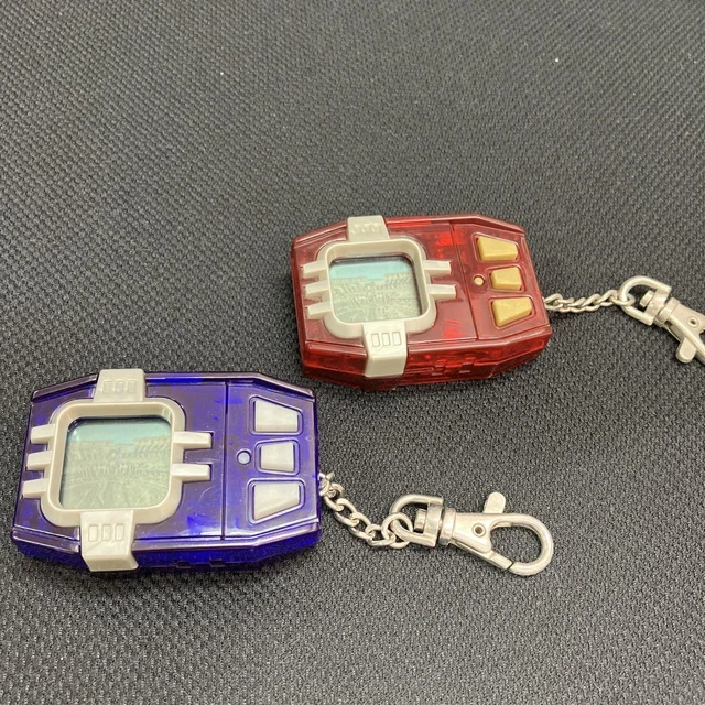 BANDAI DIGIMON PÉNDULO Progress Ver3.0 Azul Claro & Claro Rojo 2pcs Set ...