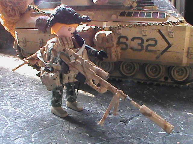 PLAYMOBIL CUSTOM US Navy Seal Revron (Afghanistan-2015) Ref-0223 Bis ...