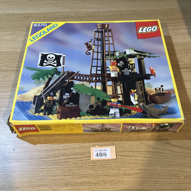 VINTAGE LEGO SET 6270 FORBIDDEN ISLAND Near complete original ...