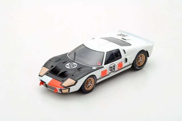 FORD GT40 V8 MK2 B 24h Daytona 1966 #98 Miles Ruby Winner 18DA66 Spark ...
