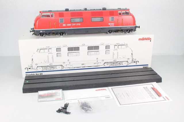 MÄRKLIN SPUR 1 55801 Diesellok Serie Am 4/4 SBB Sound digital OVP TOP ...