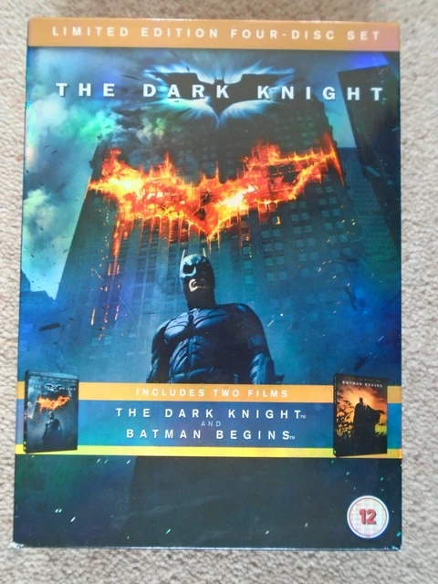 BATMAN BEGINS AND The Dark Knight Limited Edition Four Disc Box Set EUR 1,52 - PicClick IT
