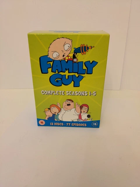 FAMILY GUY - Series 1-5 - Complete (Box Set) (DVD, 2010) £4.04 ...
