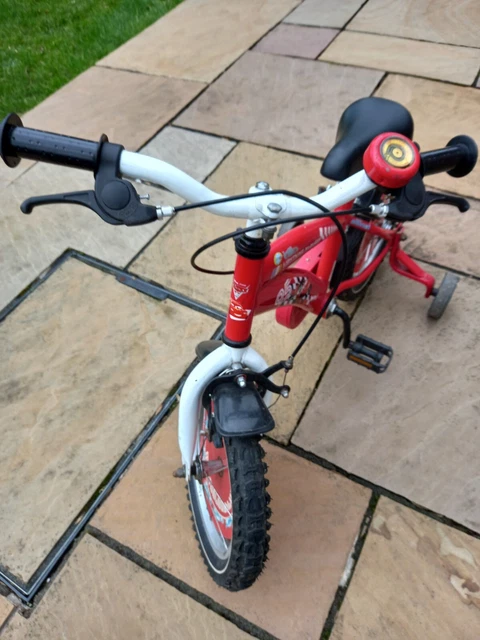 DISNEY CARS LIGHTNING McQueen Bicycle 14" £20.00 - PicClick UK