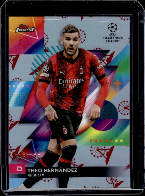 TOPPS FEINST 2024 Theo Hernandez Ac Milan Parallel 015/135 EUR 10,45 ...
