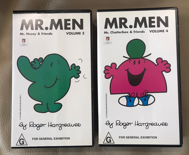 MR. MEN VOLUME 3 & 4 VHS PAL x2 Tapes 1995 $44.95 - PicClick AU