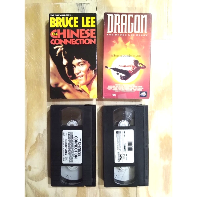 BRUCE LEE 2 VHS; Dragon, Bruce Lee Story & The Chinese Connection ...
