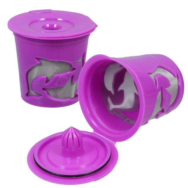 2PCS PORTABLE COFFEE Strainers Reusable Coffee Filter Cups Professional ...