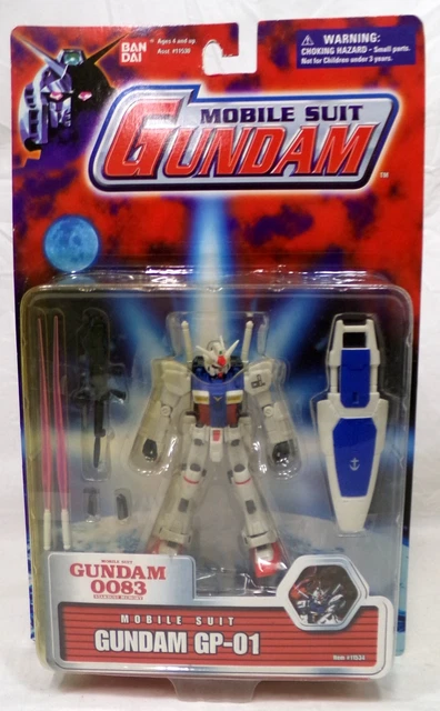 FIGURA VINTAGE BANDAI Mobile Suit Gundam GP-01 De 4.5" Nueva Sellada ...