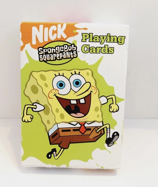 NICKELODEON SPONGEBOB SQUAREPANTS Bicycle Playing Cards Factory Sealed ...