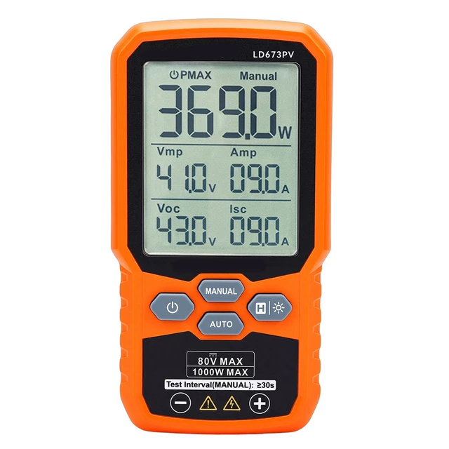 1000W SOLAR PANEL Tester Efficiency Optimization Data Hold For PV ...