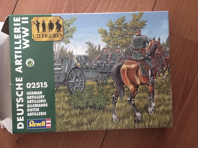 BOÎTE SOLDATS REVELL artillerie allemande WW2 ref 02515 figurines 1/72 ...