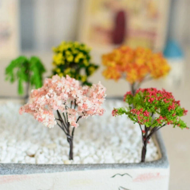 REALISTIC MINIATURE SAKURA Tree Plants for Architectural Model ...