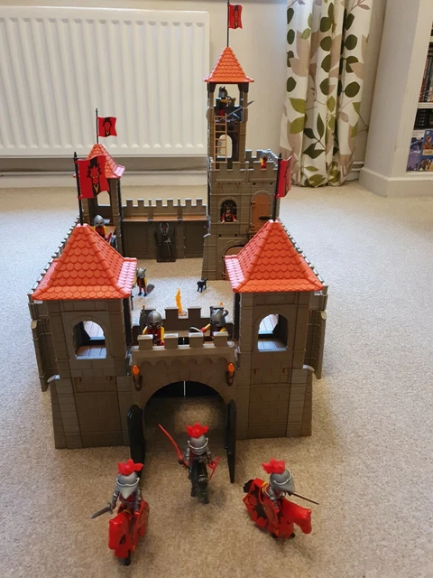 PLAYMOBIL CUSTOM BUILT Red Dragon Large Castle £95.00 - PicClick UK