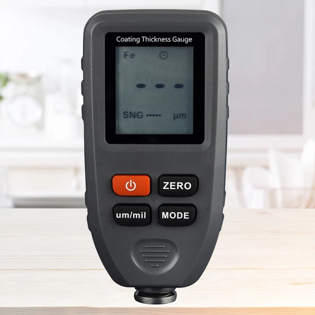 DIGITAL COATING THICKNESS Tester Gauge 0~1300um mil Paint Metal Meter £ ...