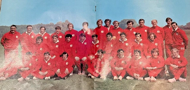 BRITISH LIONS RUGBY Tour of 1971 New Zealand by Clem Thomas / JPR - C32 ...