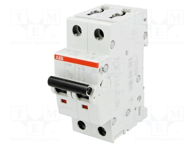DISJONCTEUR S202 2P 63A Courbe D 20ka 230v 10KA 400V type AC/DC ABB 2CDS252001R0 EUR 39,00 ...