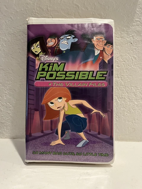 KIM POSSIBLE VHS Tape The Villain Files RARE VHTF 2004 £33.16 - PicClick UK