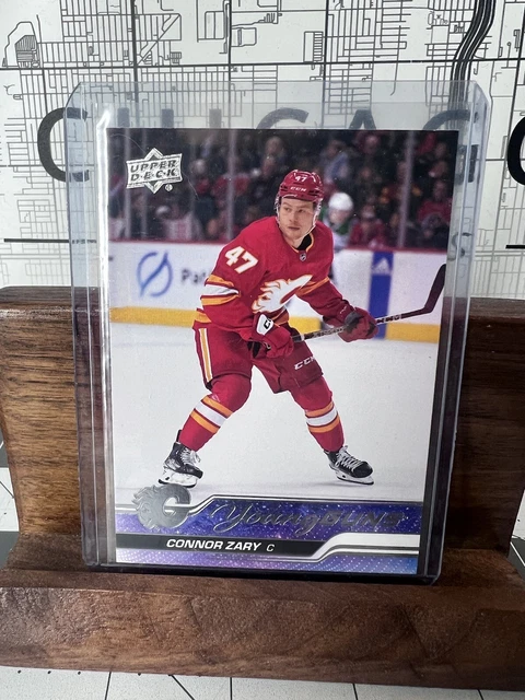 2023-24 UPPER DECK Connor Zary Young Guns recrue RC #496 Flames EUR 6 ...